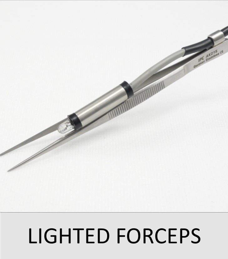 Forceps - Lighted Forceps - Heated Forceps Jar